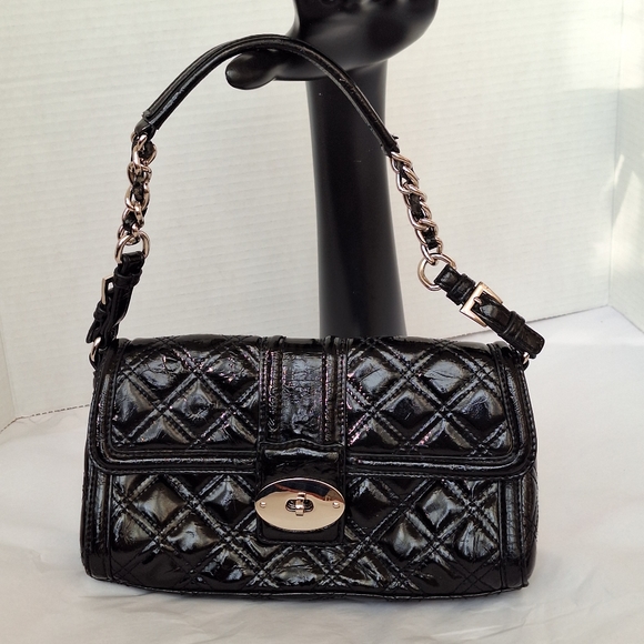 LOFT | Bags | Loft Quilted Patent Leather Shoulder Bag | Poshmark
